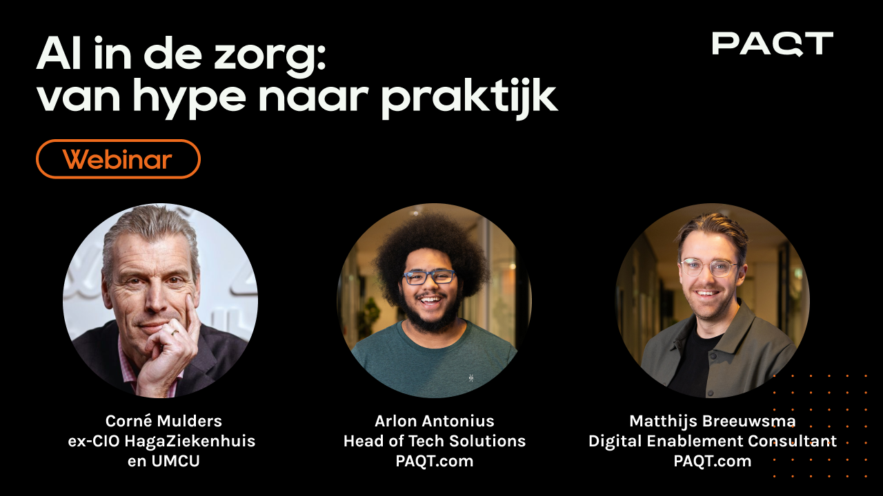 Webinar: AI in de Zorg – Van Hype naar Praktijk